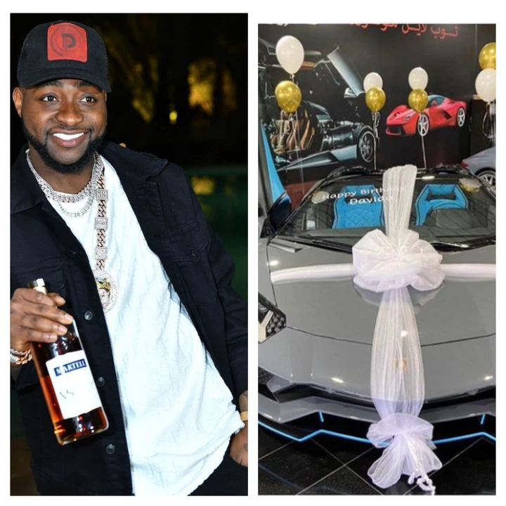 Davido shares new pictures of the new Lamborghini he bought for himself ...