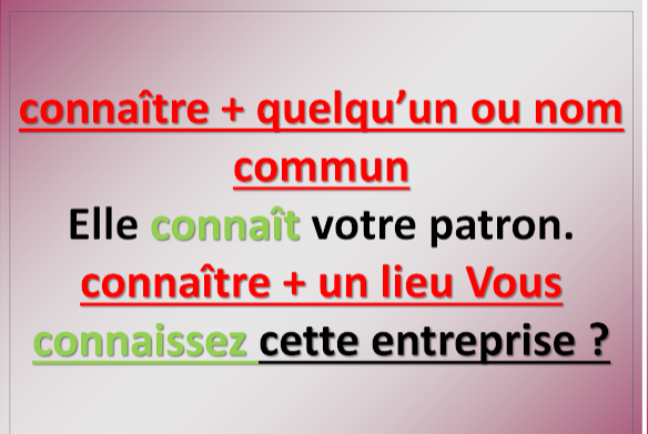 Voici la différence entre le verbe "SAVOIR" et " CONNAÎTRE" - Cameroon ...