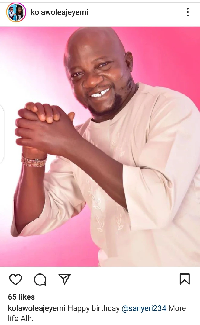 Kolawole Ajeyemi And Others Celebrate Comic Actor, Sanyeri On His 48th ...