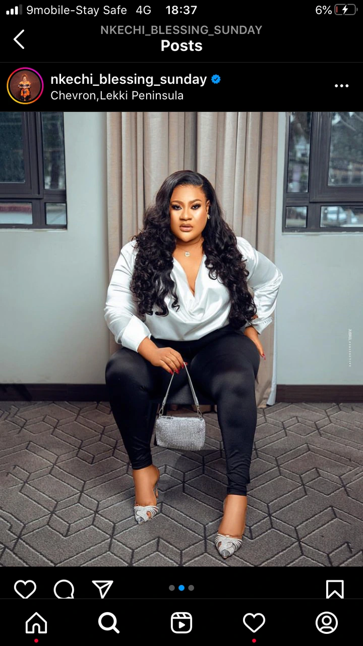 Reactions As Actress Nkechi Blessing Shares Beautiful Photos Of Herself