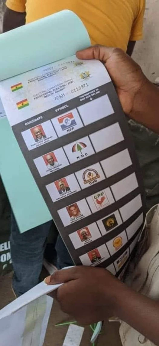 Ec Releases Sample Of Ballot Paper For 2020 Elections Looks Different