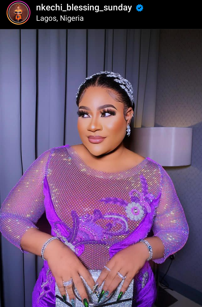 Popular Nigerian Actress Nkechi Blessing Stirs Reaction As She Shares