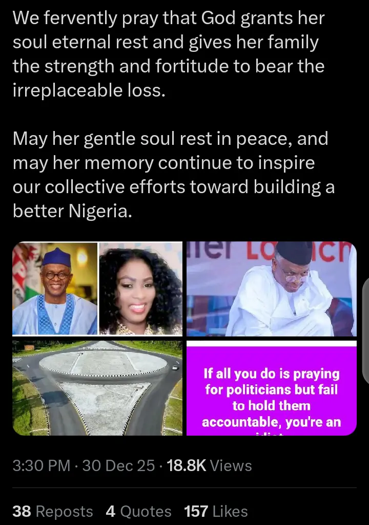 El-Rufai Reacts To The Death Of Onyekachi Okafor Who Was Always Holding ...