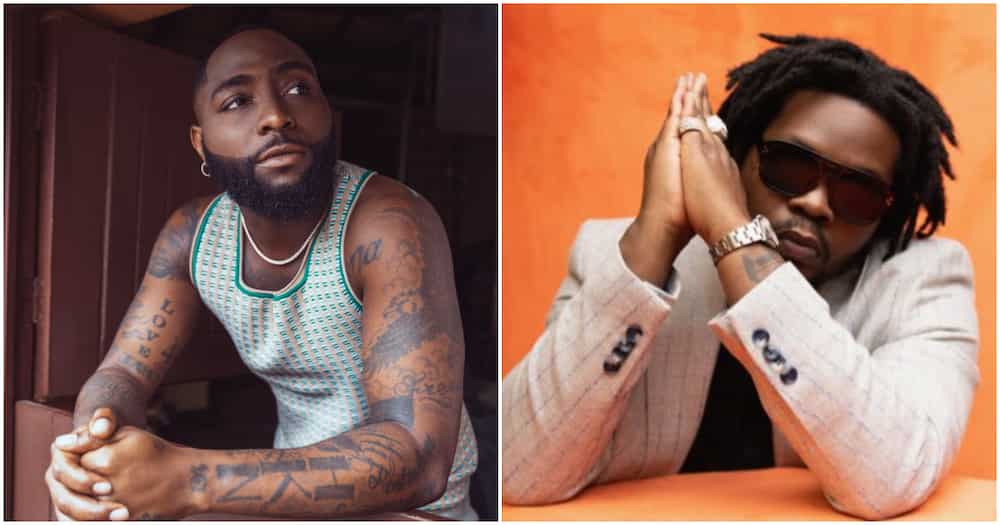 Davido calls Olamide a "legend" but describes Burnaboy, Asake, Fireboy ...